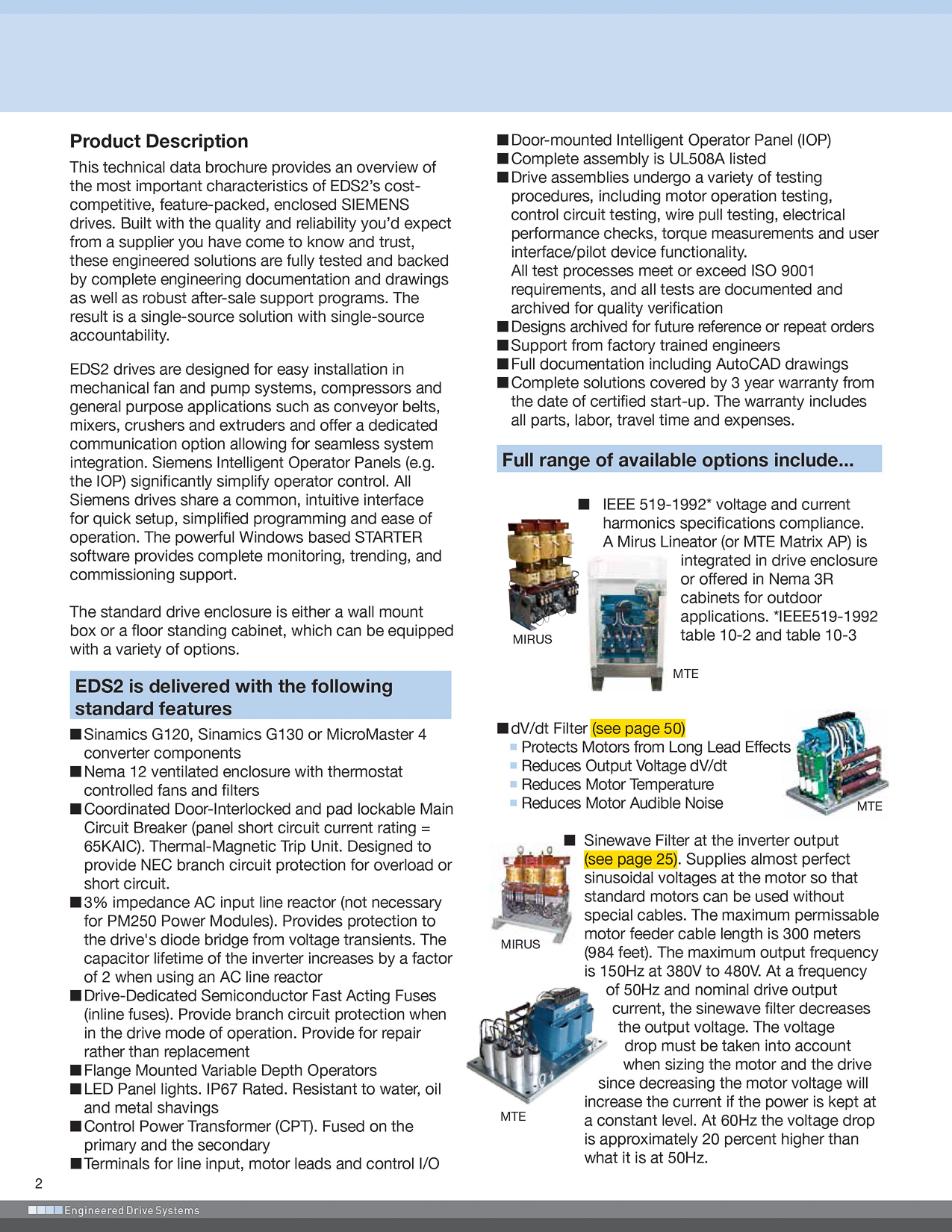 Engineered Drive Systems - EDS Brochure